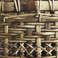 Panier en osier naturel 30x24x50 cm RATAN | Maisons du Monde