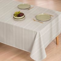 Mantel de algodón 140x140 cm beige | Maisons du Monde