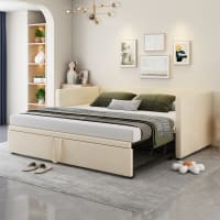 Cama nido, gris, sin colchón - 206,5 x 97 x 75 cm Eli | Maisons du Monde