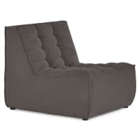 Fauteuil en velours texturé terracotta Ellie | Maisons du Monde