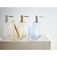 Distributeur de savon en verre vert Clarity | Maisons du Monde