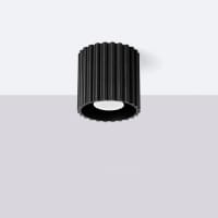 Plafonnier Aluminium Noir GU10 1 Orbis Orbis | Maisons du Monde