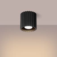 Plafonnier Aluminium Noir GU10 1 Orbis Orbis | Maisons du Monde