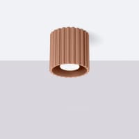 Lámpara de techo moca aluminio alt. 6 cm Aura | Maisons du Monde