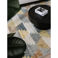Alfombra lavable en interior/exterior 80x150cm Atlantic streaks ...