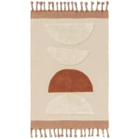Alfombra interior con rayas naranja y rosa Pablo | Maisons du Monde