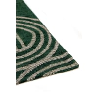 Tapis à relief vert olive design 80x150 cm Bolen | Maisons du Monde