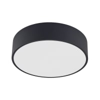 Plafón techo led acero negro 23x23x8 cm Giro | Maisons du Monde
