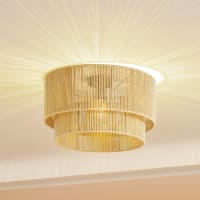 Lámpara de techo tiras ante beige 75x70 cm | Maisons du Monde