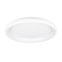 Plafoniera Moderna On-Off Oz Metallo Bianco Led 48W 3000K Luce Calda ...