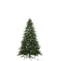 Albero di Natale artificiale con 4000 LED in metallo verde H.325 cm ...