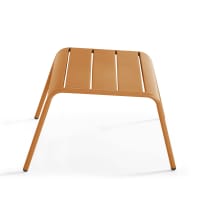 Repose-pieds déhoussable en velours côtelé 50x30 cm rose | Maisons du Monde
