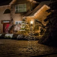 Set di 3 renne decorative con luci LED 92 cm bianco Angeli | Maisons du ...