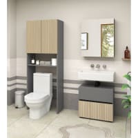 Etagère pont wc bas blanche Tado | Maisons du Monde