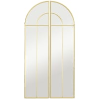 Espejo de madera dorada 100 x 78 cm oro Matignon | Maisons du Monde