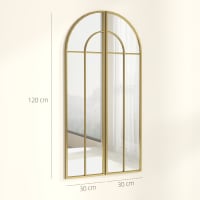 Espejo 177 x 117 cm oro Amandine | Maisons du Monde