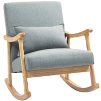 Mecedora tela beige claro Skovde | Maisons du Monde