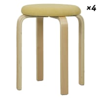 Taburete geyser acero inoxidable rojo 41x38,8x38,8 Geyser | Maisons du ...