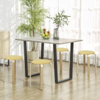 Taburete Giratorio 34x34x66 cm Blanco | Maisons du Monde