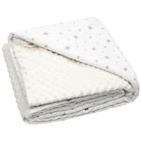 Manta reversible de minky para bebé y niño extra suave 100x150 cm ...