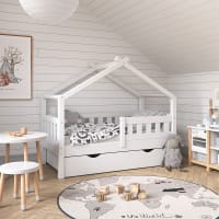 Lit enfant cabane en bois montessori mbw mila | Maisons du Monde