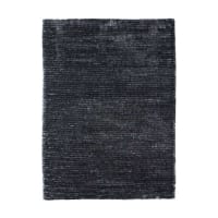 Tapis à poils longs, doux et moelleux, gris clair 70x140 Lulu | Maisons ...