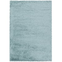 Tapis à poils longs turquoise 200x200 Whisper | Maisons du Monde