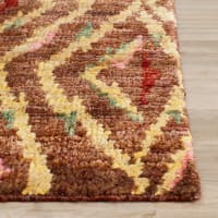 Tapis shaggy 120x170 marron Uni l | Maisons du Monde