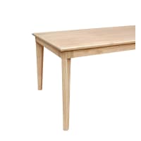Table à manger 6 couverts en chêne, 150 x 78 cm beige Montana | Maisons ...
