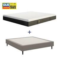 Matelas ressort mémoire forme mousse sommier tête lit 2x80x200 ...