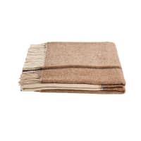 Plaid marron 140x200 Olivia | Maisons du Monde