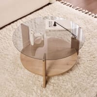 Table basse Verre Rond | Maisons du Monde