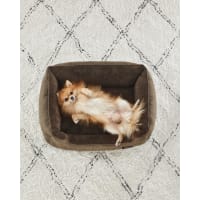 Cuccia per animali sfoderabile antimacchia marrone l (100x75 cm) Canela ...