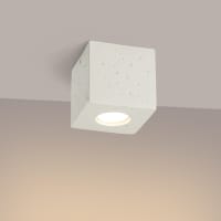 Plafonnier céramique émaillée/verre beige H 12 cm Zori | Maisons du Monde