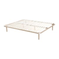 Rete a doghe metallo nero 180 x 200 cm Kalista | Maisons du Monde