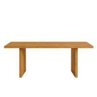 Mesa de comedor extensible l160-215 cm - efecto roble artesanal Bargan ...
