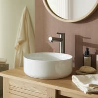 Lavabo tondo cemento grey ∅ 36 cm Micha | Maisons du Monde