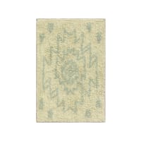 Alfombra de baño Algodón Azul 50x35 Saturno | Maisons du Monde