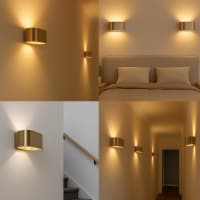 Aplique de pared cromado con esfera de cristal opal e27 | Maisons du Monde