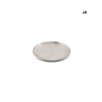 Assiettes Argent 12X12 | Maisons du Monde