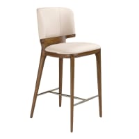 lot de 2 tabourets empilables roses, bouclette texturée Niki | Maisons ...