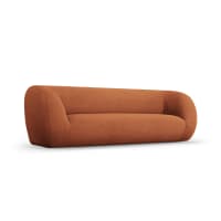 Divano 4 posti tessuto bouclette cachi Calvi | Maisons du Monde