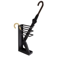 Portaombrelli in metallo nero H60 cm Celeste | Maisons du Monde