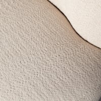 Canapé 1 place droit en bouclé crème Stone | Maisons du Monde