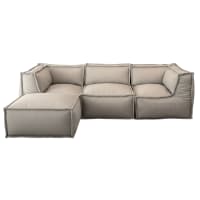Sofa diseño modular monica beige hanoi 285x105x95 Monica | Maisons du Monde