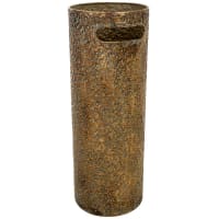 Paragüero de metal dorado con decoraciones geométricas Ø cm 22,5×47,5 ...
