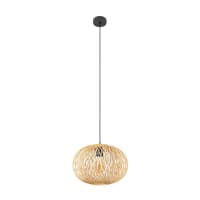 Lámpara de techo Romeo natural y blanca Ø40 cm E27 Lámpara de techo ...