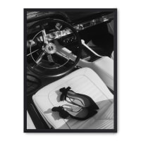 Ciudad leon vintage - lamina, impresión en papel, marco negro, a4 ...