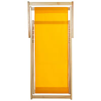 Hamaca director jardín madera color claro tejido crudo plegable Java ...