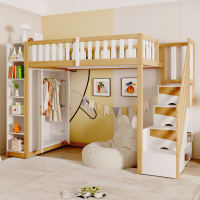 Lit enfant en bois blanc avec tiroir 90 x 200 cm | Maisons du Monde